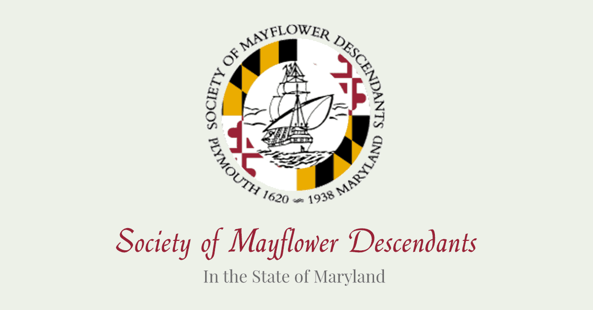 Society of Mayflower Descendants in Maryland